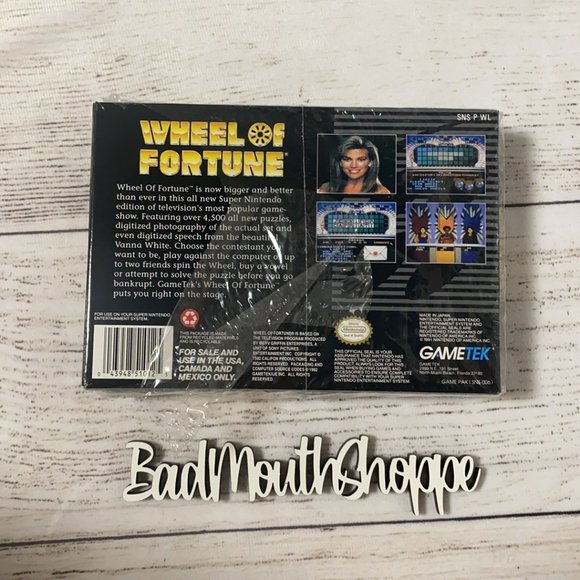Nintendo | Video Games & Consoles | Vintage Super Nintendo Wheel Of ...
